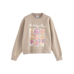 next Sweatshirt 'Rolling Stones License Summer Pastels' female Beige size XXL
