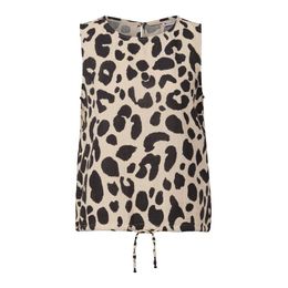 Street One Bluse Damen Größe XXXL beige / schwarz