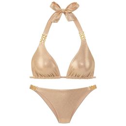 Lascana Bikini Damen Größe S gold