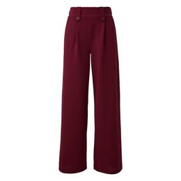 QS Bundfaltenhose Damen Gr&ouml;&szlig;e 46 bordeaux