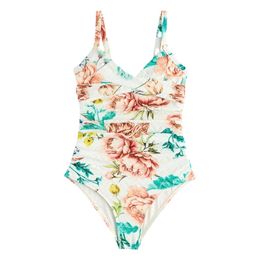next Badeanzug Damen Gr&ouml;&szlig;e XS aqua / limone / pastellrot / wei&szlig;