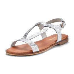 Lascana Damen Sandale, silberfarben, Gr&ouml;&szlig;e 38