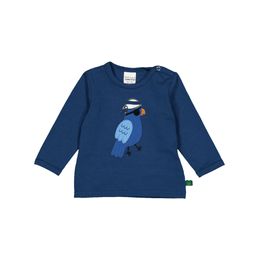 Fred's World by GREEN COTTON Fred's World By Green Cotton Shirt Jungen Gr&ouml;&szlig;e 92 blau / dunkelblau / orange / wei&szlig;