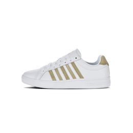 K-Swiss Sneaker 'Court Tiebreak' Damen Gr&ouml;&szlig;e 42 khaki / wei&szlig;