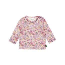 Fred's World by GREEN COTTON Fred's World By Green Cotton Shirt M&auml;dchen Gr&ouml;&szlig;e 98 tanne / rosa / knallrot / wei&szlig;