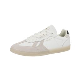 Pepe Jeans Sneaker 'Ball Club' Herren Gr&ouml;&szlig;e 43 hellbeige / schwarz / wei&szlig;