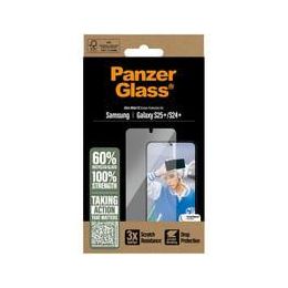 PanzerGlass Displayschutz Ultra-Wide Fit, Schutzfolie transparent, Samsung Galaxy S25+ / S24+, EasyAligner