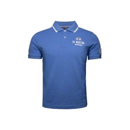 La Martina Poloshirt Herren Gr&ouml;&szlig;e XXXL blau / wei&szlig;