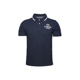 La Martina Poloshirt 'Map316' Herren Gr&ouml;&szlig;e S dunkelblau / wei&szlig;