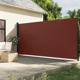 vidaXL Seitenmarkise Ausziehbar Braun 200x300 cm