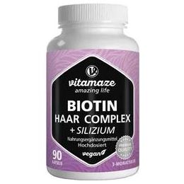 Vitamaze GmbH Biotin Haar Vitamine Komplex Hochdosiert +silizium 90 ST