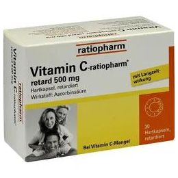 Vitamin C-ratiopharm Retard 500mg 30 ST