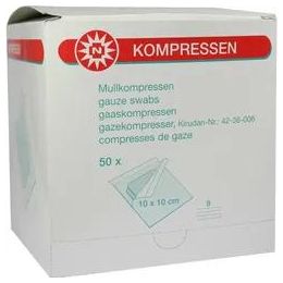 NOBAMED Mullkompressen 10x10cm 8F Steril 100 ST
