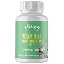 Vitamin K2 200 Mcg Mk-7 Vegan Jahrespackung 365 ST