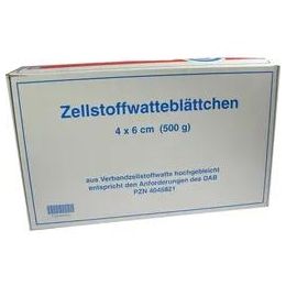 Zellwa Blaettchen Hochgebleicht Chlorfr 4x6cm 500 G