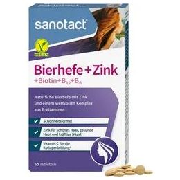 sanotact Bierhefe + Zink Tabletten 30 G