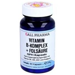 Vitamin B Komplex + Fols&auml;ure Gph Kapseln 90 ST