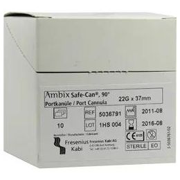Fresenius Ambix Safe-Can Gebogen 22Gx37Mm 10 ST
