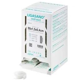 Ligasano Wei&szlig; Steril 50x1.5x0.4cm Wundband Mikro 28 ST
