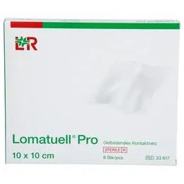 Lomatuell 10x10cm pro Steril 8 ST