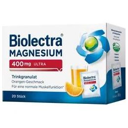HERMES Arzneimittel Biolectra Magnesium 400mg Ultra Trinkgran. Orange 20 ST