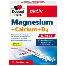 Doppelherz Magnesium + Calcium + D3 Direct 20 ST