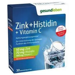Gesund Leben Zink + Histidin +vitamin C Brausetabl 30 ST