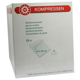 NOBAMED Mullkompresse 20x25cm 16Fach Sterile Kompr pro Set 25 ST