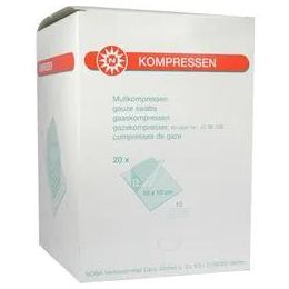 NOBAMED Mullkompressen 10x10cm 12F Steril 100 ST