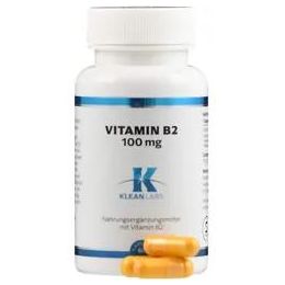 Vitamin B2 100 mg Klean Labs 60 ST