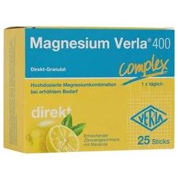 Magnesium VERLA 400 Zitrone Direkt-Granulat 25 ST