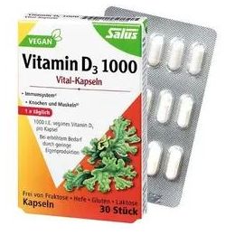 Vitamin D3 1000 Vegan Vital-Kapseln Salus 30 ST