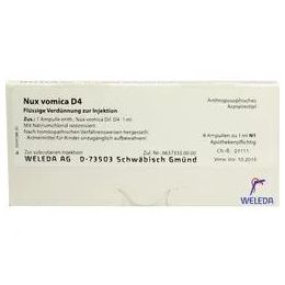 Weleda Nux Vomica D 4 8 ML