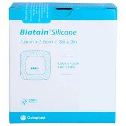 Biatain Silicone Schaumverband 7.5x7.5 cm 10 ST