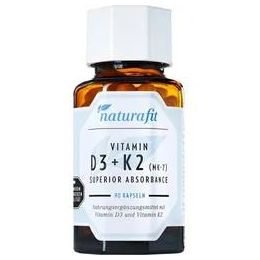 naturafit&reg; Naturafit Vitamin D3+k2 Mk-7 Superior Absorbance 90 ST