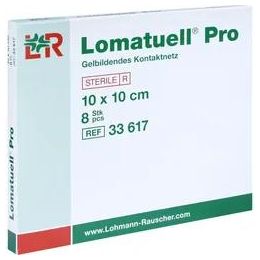 Lohmann & Rauscher Lomatuell pro 10x10cm Steril 8 ST