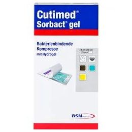 ToRa Pharma Cutimed Sorbact Gel Kompressen 7.5x15cm 12 ST