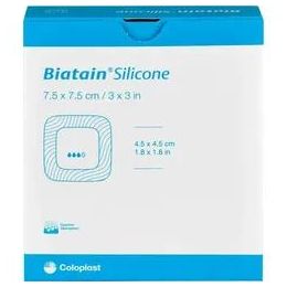 Biatain Silicone Schaumverband 7.5x7.5 cm 10 ST
