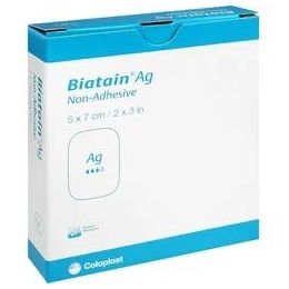 Coloplast Biatain Ag Schaumverband Nicht-Haftend 5x7cm 5 ST