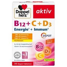 Queisser Doppelherz B12 + C + D3 Depot Aktiv 30 ST