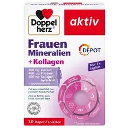 Doppelherz Frauen Mineralien + Kollagen Depot 30 ST