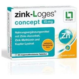 Dr. Loges + Co. GmbH Zink-Loges Concept 15mg 90 ST