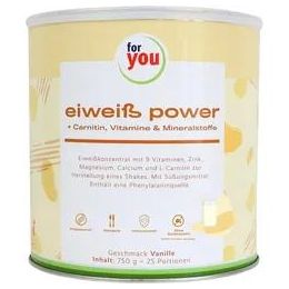 For You Eiwei&szlig; Power Vanille 750 G