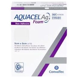 kohlpharma Aquacel Ag Foam Nicht Adh&auml;siv 5x5 cm Verband 10 ST