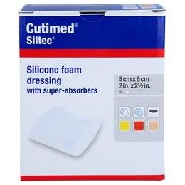 B2B Medical Cutimed Siltec Schaumverb.5x6 cm Nicht Haftend 10 ST
