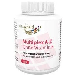 vitaworld Multiplex A-Z ohne Vitamin K 120 ST