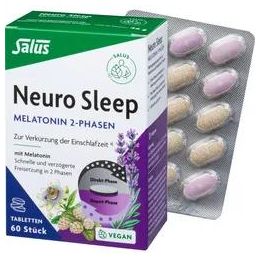 Neuro Sleep Melatonin 2-Phasen Tabletten Salus 60 ST
