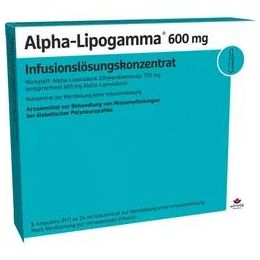 W&Ouml;RWAG PHARMA Alpha-Lipogamma 600 Infusionsl&ouml;sungskonzentrat 120 ML