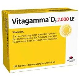 W&Ouml;RWAG PHARMA Vitagamma D3 2.000 I.e.vitamin D3 Nem 100 ST