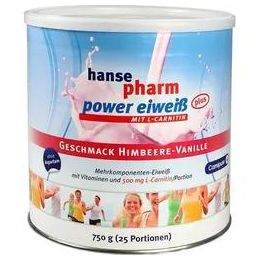 Hansepharm Power Eiwei&szlig; Plus Himbeere-Vanille 750 G